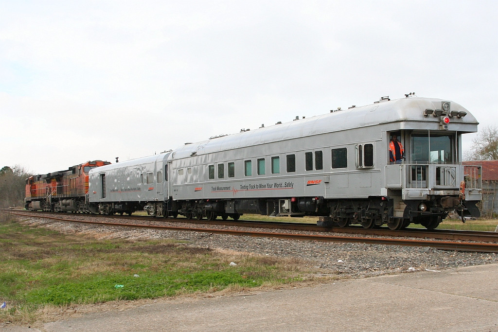 BNSF track geometry train